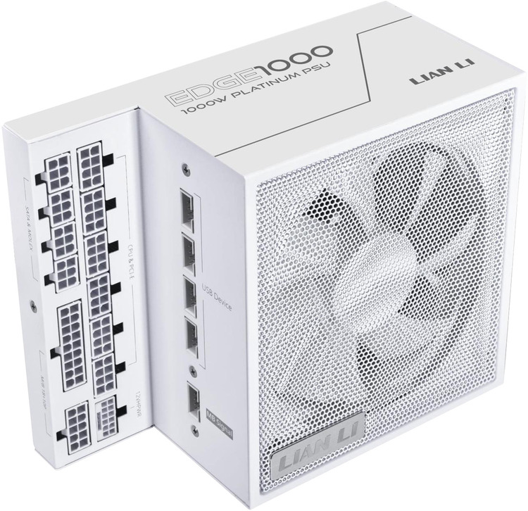 1000 Watt Lian Li EDGE GOLD 1000 Gen5 Power Supply White | CA