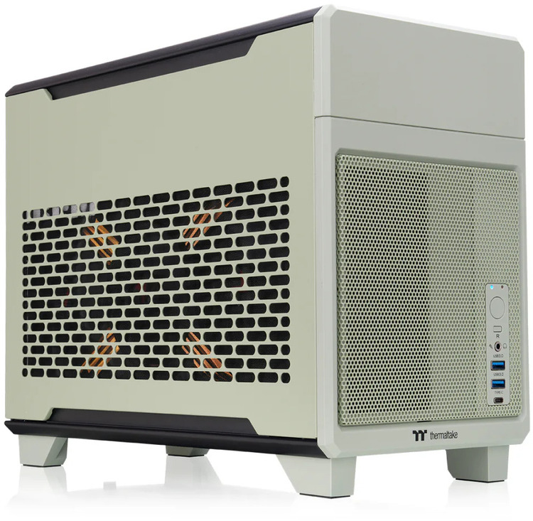 Thermaltake TR100 SFF Mini ITX Case Matcha Green Edition | CA