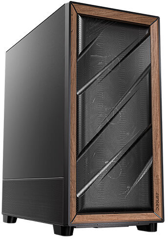 Antec FLUX SE Mid-Tower ATX Case Black with Walnut | Computer Alliance