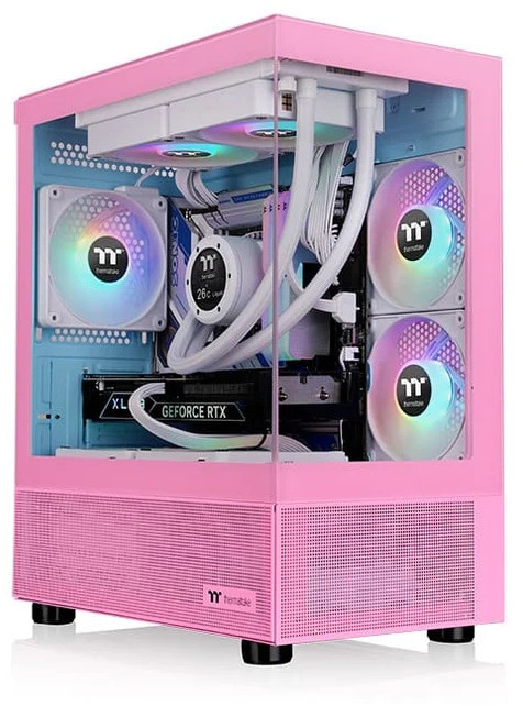 Thermaltake View 170 TG ARGB Bubble Pink Micro-ATX Case | CA
