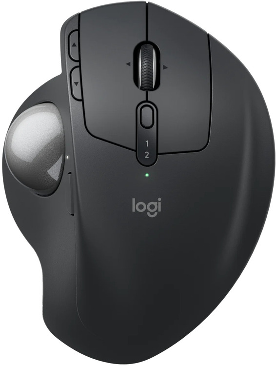 Logitech MX Ergo S Advanced Optical Wireless Trackball Mouse Graphite | CA