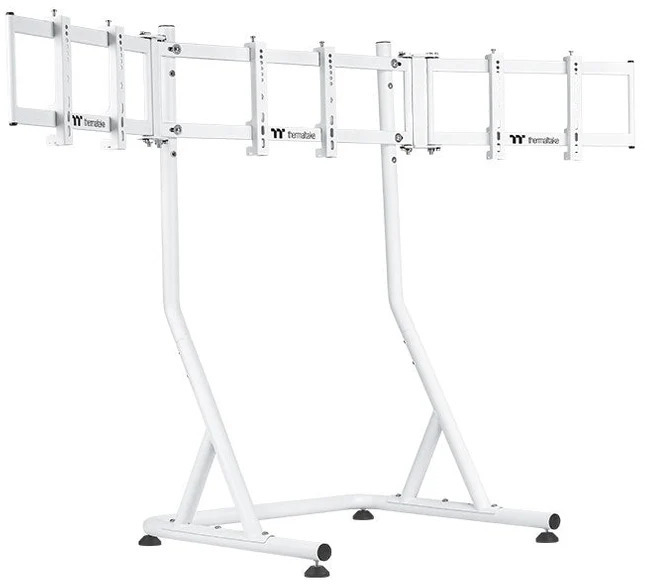 Thermaltake Triple Racing Monitor Stand for Cockpit White | CA