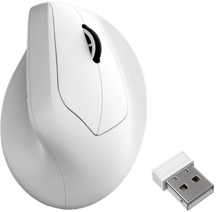 Keychron M5 Wireless Ergonomic Mouse White | Computer Alliance