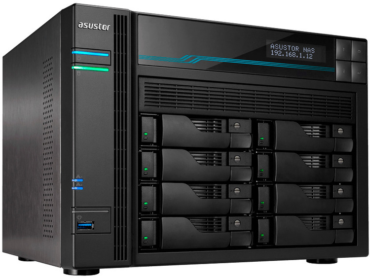 10 Bay Asustor LOCKERSTOR 10 10Gb NAS Unit with 2xM.2 Ports | CA