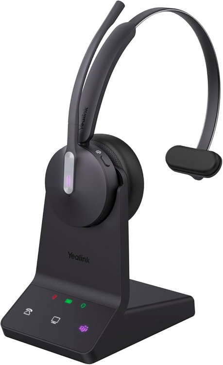 Yealink WH64 Mono Teams DECT Wireless Headset with Base | CA