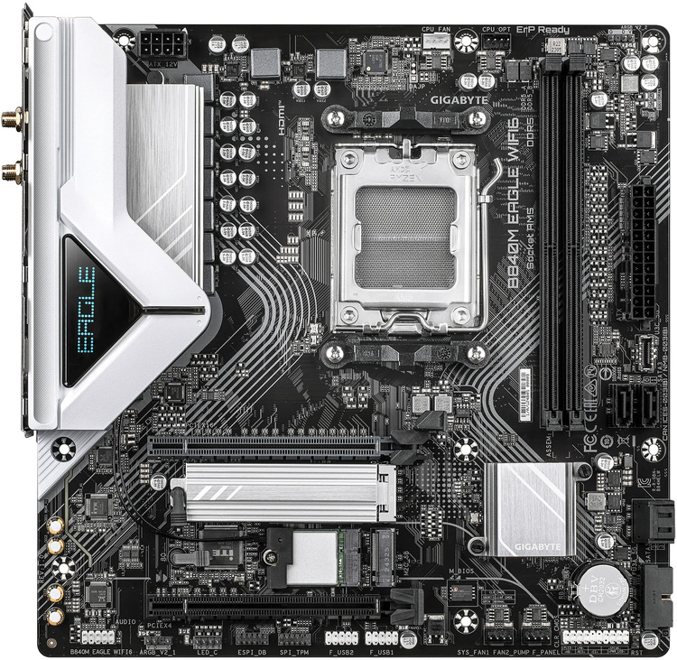 Gigabyte AM5 B840M EAGLE WIFI6 Micro-ATX DDR5 Motherboard | CA