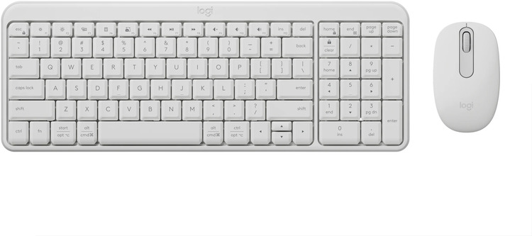 Logitech MK250 Compact Bluetooth Wireless Combo Off White | CA