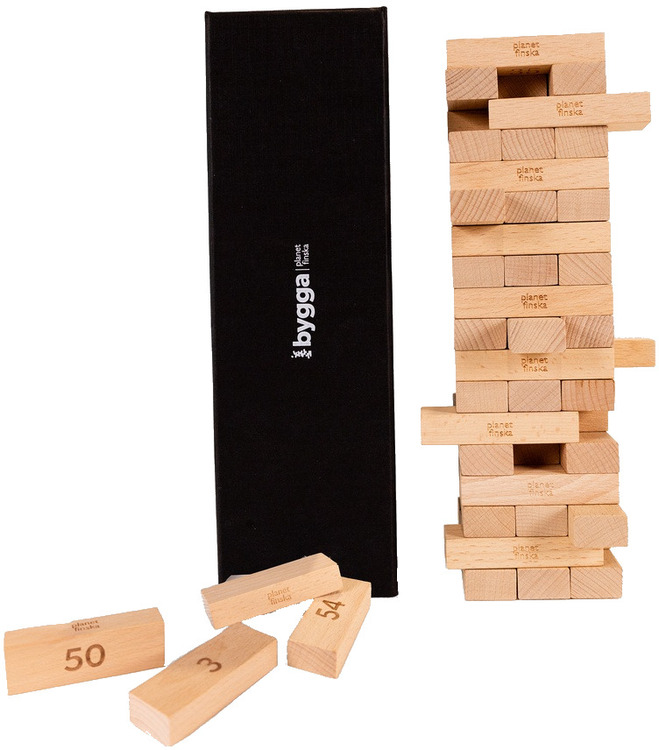 Planet Finska Bygga Tower Jenga Game | Computer Alliance