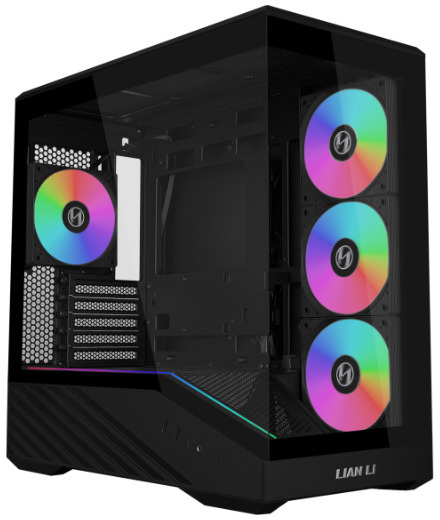 Lian Li Vector V100 MINI RGB MicroATX Case Black | Computer Alliance