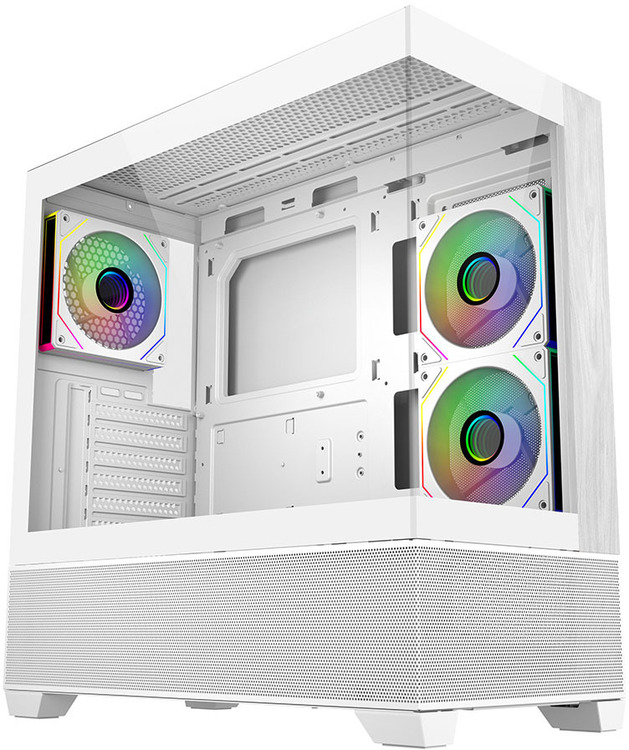 Cooler Master Elite 690 Wood ATX Case White | Computer Alliance
