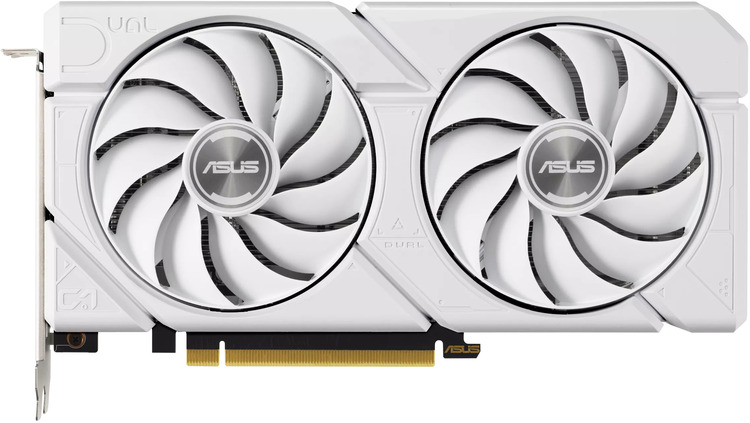 ASUS Dual RTX 4060 Ti EVO OC 8GB GDDR6 Graphics Card White - | CA