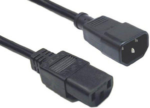 1.8M Metre IEC Male to Female Power Cable | Computer Alliance
