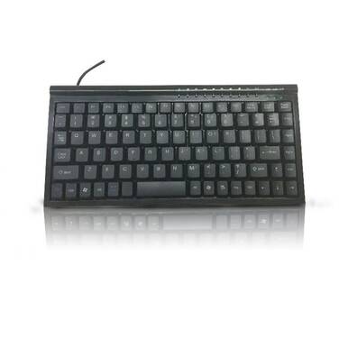 8Ware Mini Ergonomic Wired Keyboard (USB / PS2) | Computer Alliance