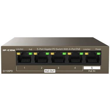 5 Port IP-COM G1105PD Gigabit Network Switch With 4-Port POE ...