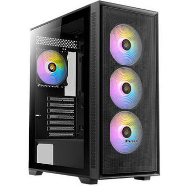 Antec E-ATX AX81 Elite ARGB TG Mid-Tower Black Case AX81EL | CA