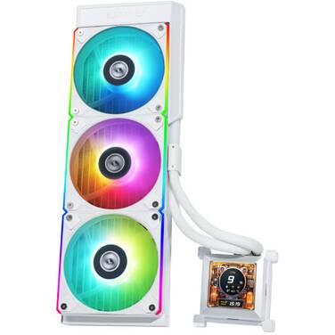 Lian Li HydroShift LCD 360RGB AIO Liquid CPU Cooler White | CA