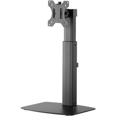 17"-32" Brateck Single Pneumatic Vertical Lift Monitor Stand Black | CA