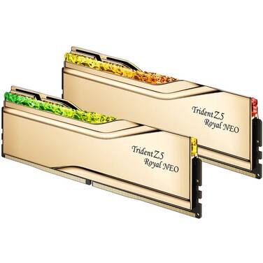 32GB DDR5 (2x16GB) G.Skill 8000MT/s Trident Z5 Royal Neo RGB EXPO RAM ...