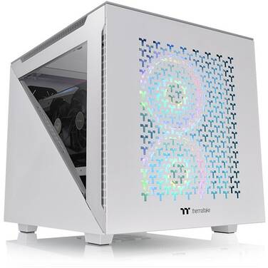 Thermaltake Micro-ATX Divider 200 Air TG Case White | Computer Alliance