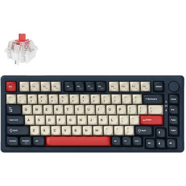 Keychron J2 QMK RGB Wireless Linear Mechanical Keyboard Dark Blue | CA