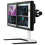 Visidec Freestanding Double Horizontal Monitor Mount | Computer Alliance