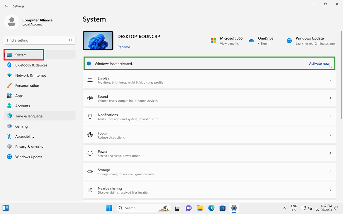 Setup your New PC | Computer Alliance