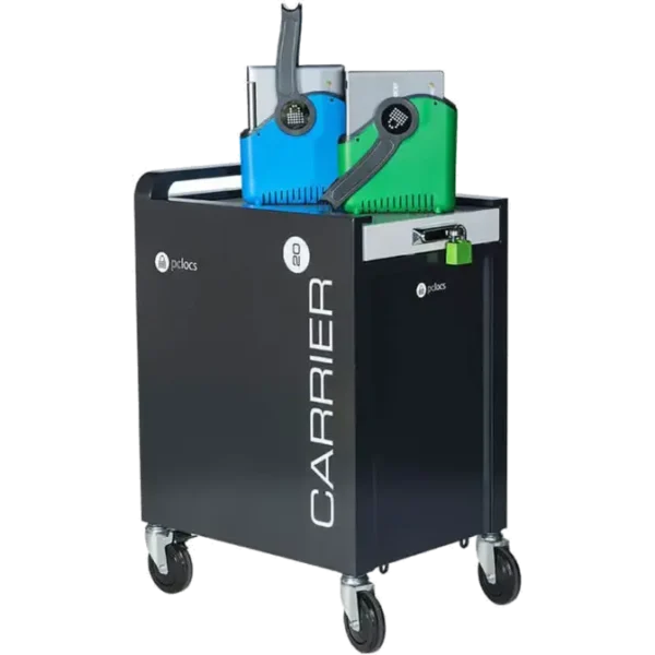 PC Locs Carrier 20 Cart Notebook/Chromebook & Tablet Charging Trolley ...