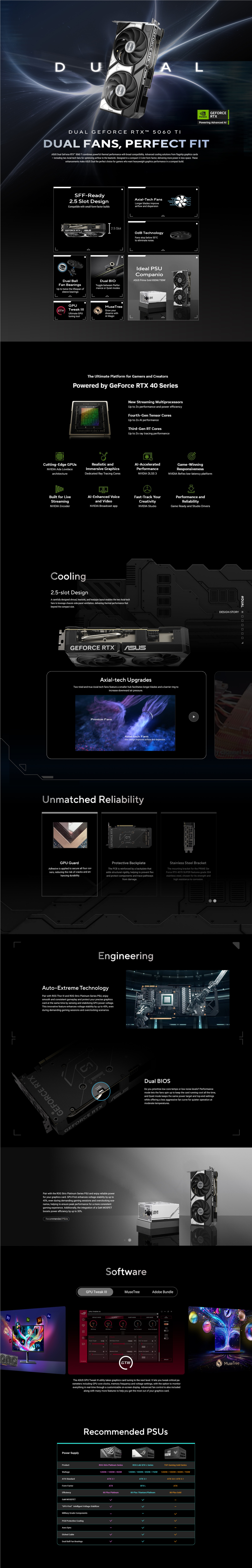 ASUS GeForce RTX 5060 Ti Dual 16GB GDDR7 OC Graphics Card - Computer ...