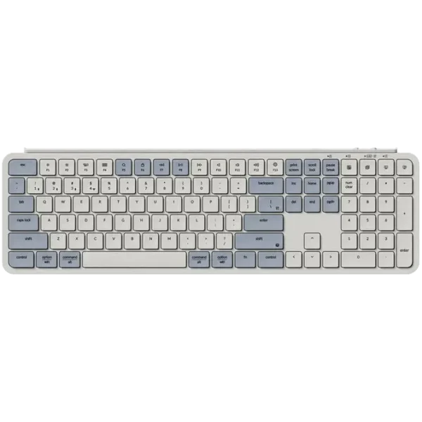 Keychron B6 Pro Ultra-Slim Wireless Keyboard Retro Blue - Computer Alliance