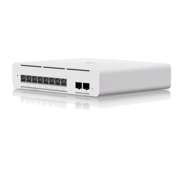 8 Port Ubiquiti Pro XG 8 PoE Desktop L3 Etherlighting PoE++ Switch ...