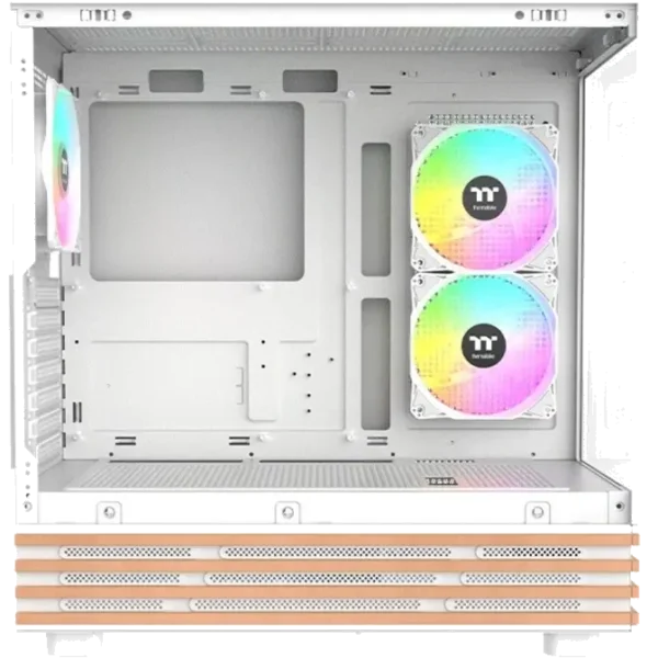 Thermaltake View 270 Plus WS ATX Mid-Tower Case White with Wood ...