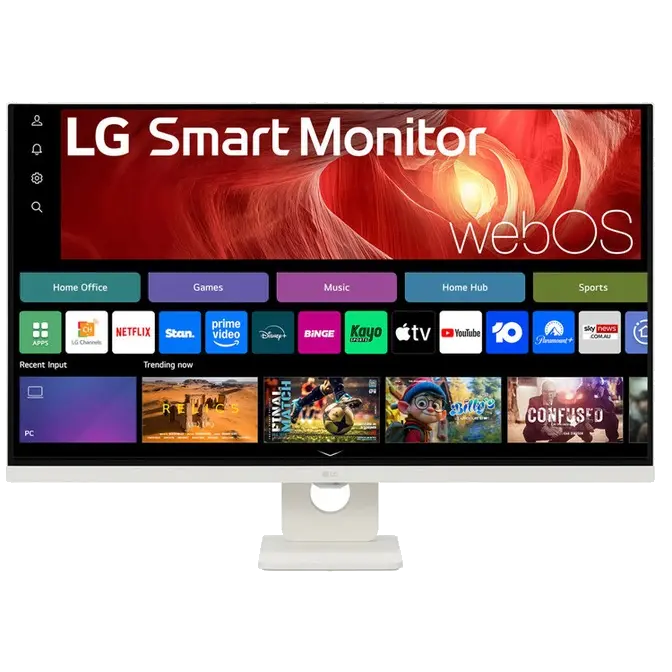 31.5" LG 32U721SA-W 4K 60Hz IPS Smart Monitor with USB-C and webOS ...