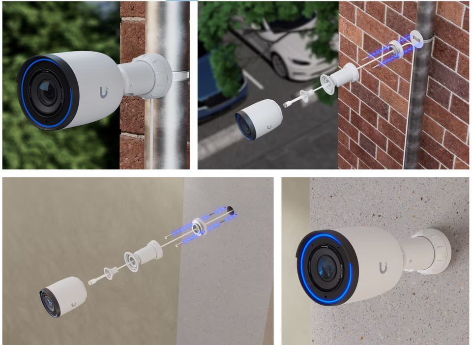 Ubiquiti G6 Pro Bullet 4K PoE+ All-Weather Security Camera White ...