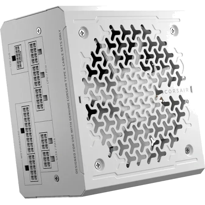 750 Watt Corsair RM750e Gold ATX 3.1 Modular Power Supply White ...